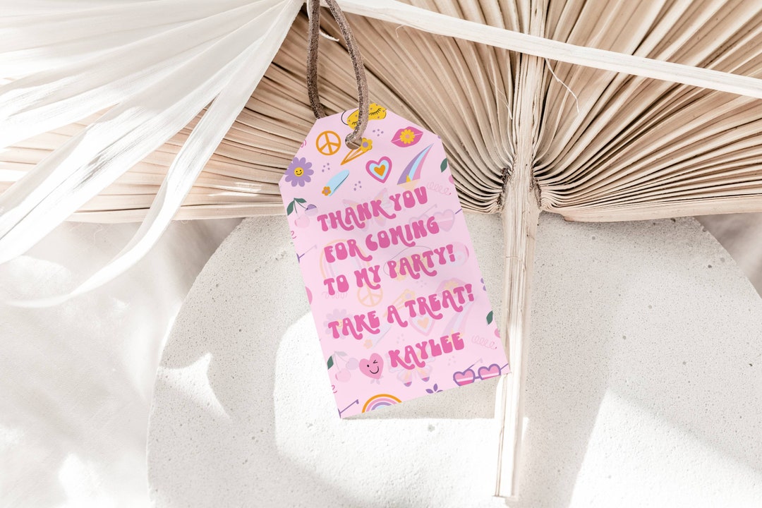 Five is a Vibe Favor Tags: 5th Birthday Goodie Bag (digital Download ...