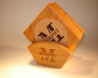 Personalized Cork Coasters Custom Engraved Coastes Wedding - Etsy