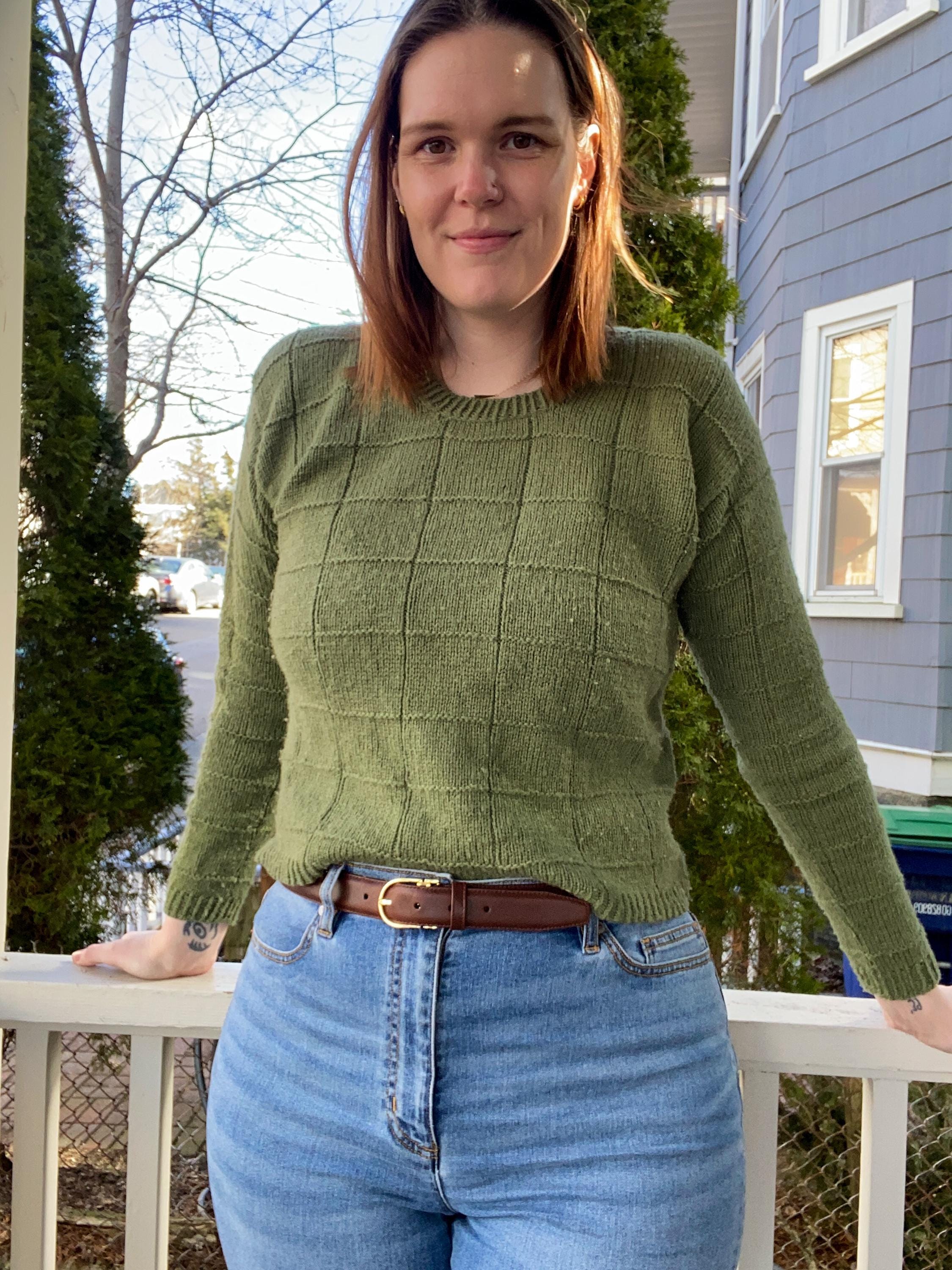Pullover Sweater Knitting Pattern, Spring Sweater Knitting Pattern for ...