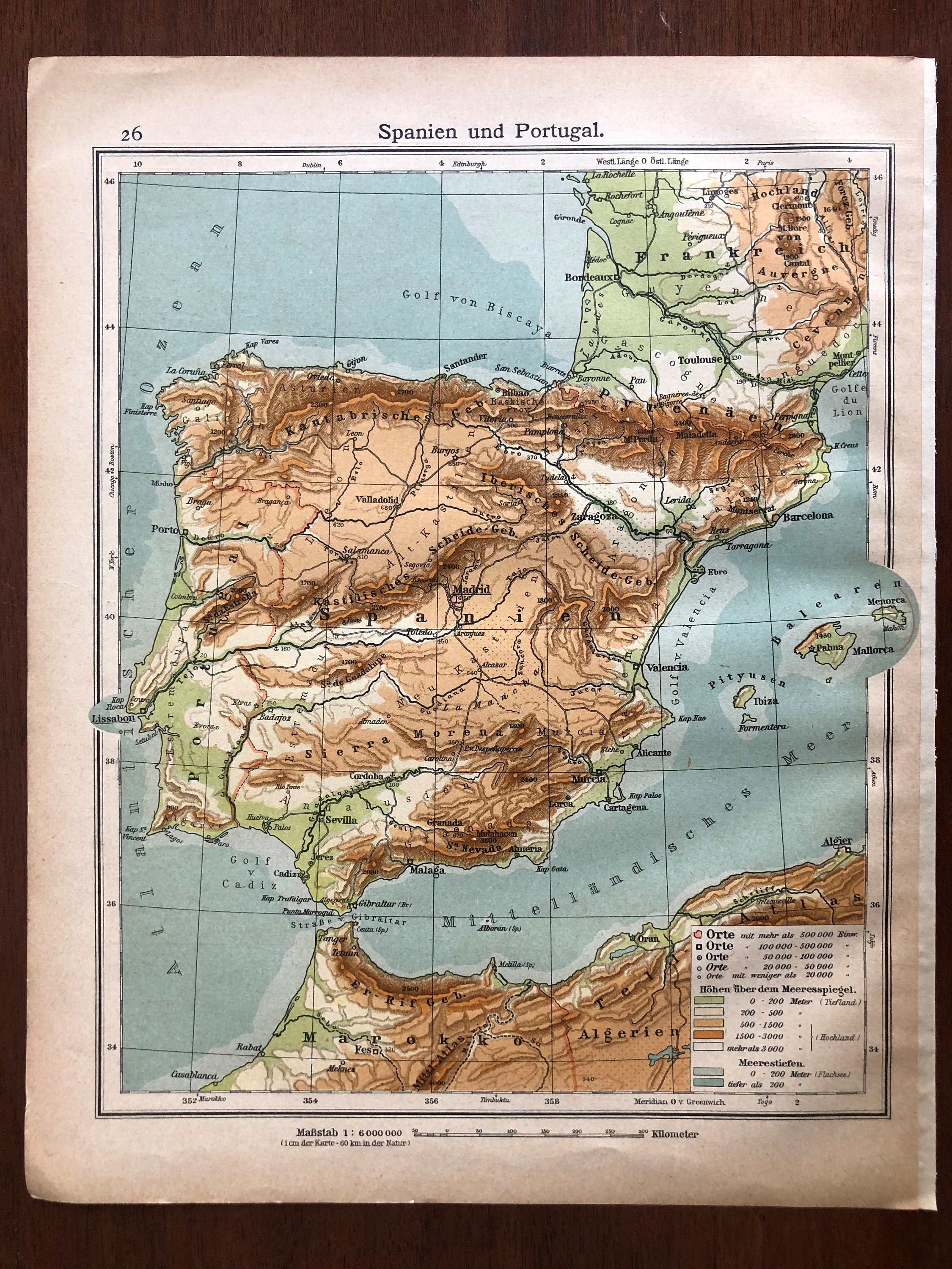 Iberian Peninsula On World Map
