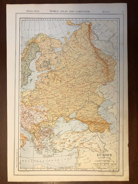 Russia 1917 Map