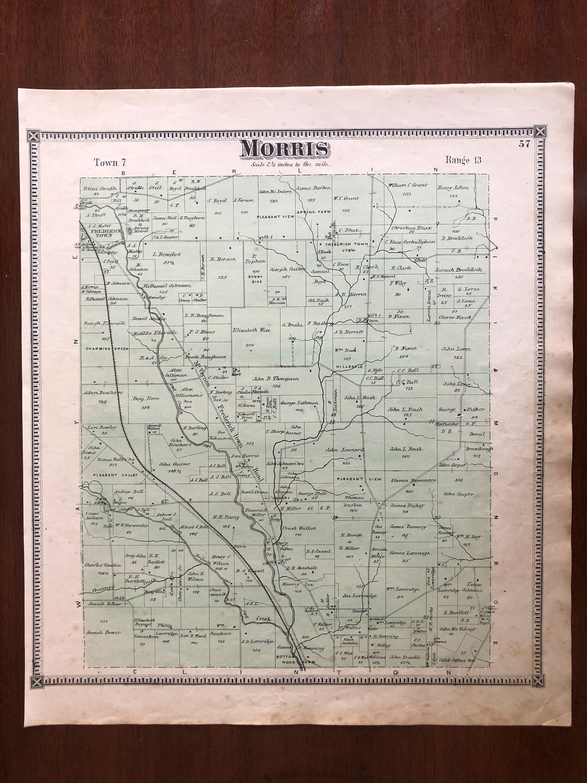 Knox County Ohio Map