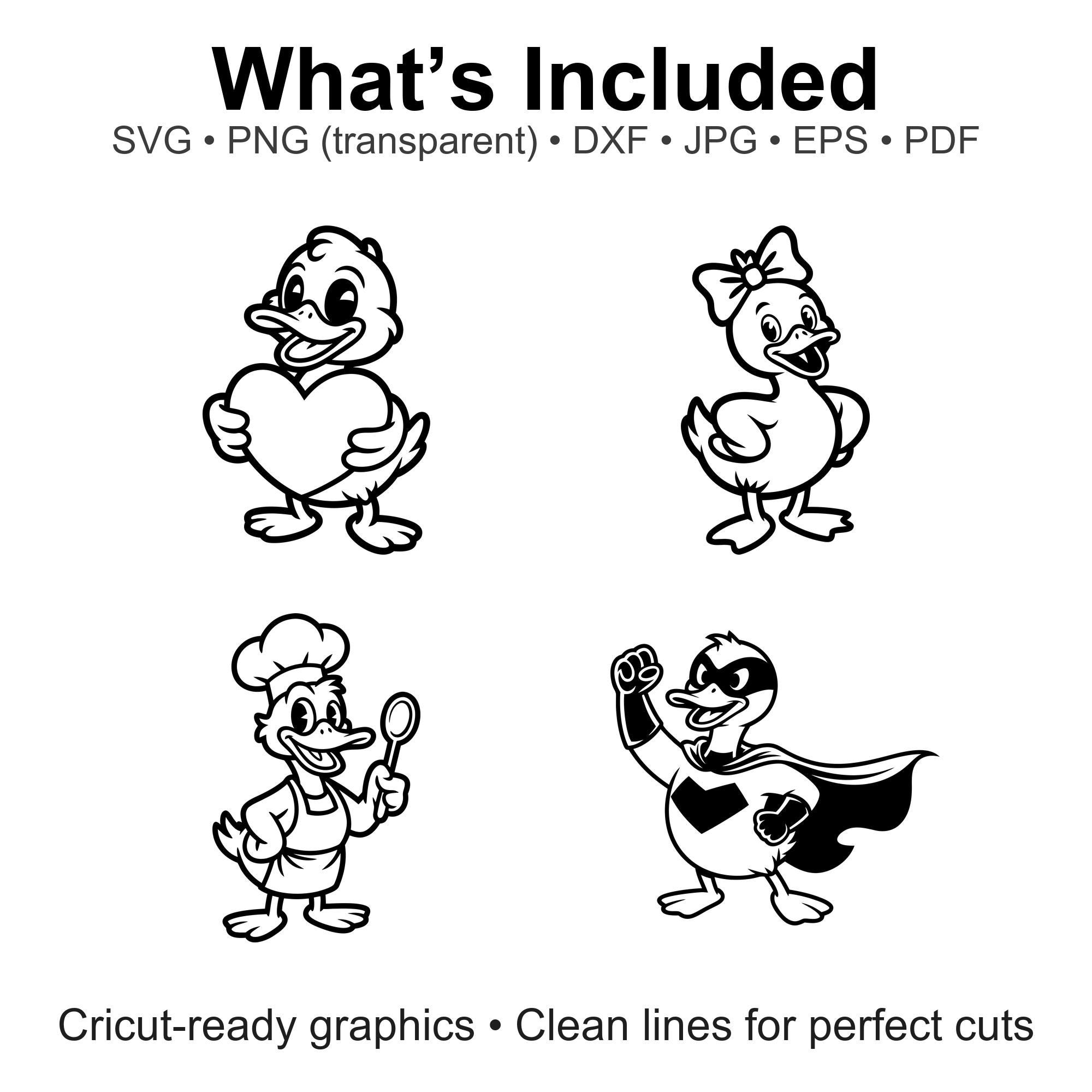 Funny Duck Svg Bundle, 40 Cool Duck Svg, Duck With Sunglasses Svg, Cute ...