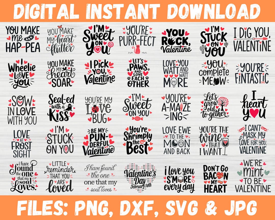 Valentine Quotes, Couple Quotes Svg, Valentine's Card Svg, Valentine's ...