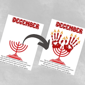 Handprint Memory Book Printable, Kids Keepsake Art, Preschool Handprint ...