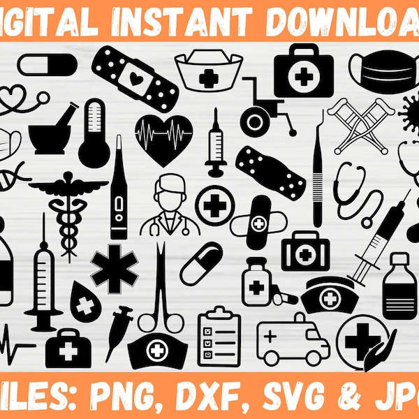 Nurse Images Clipart - Etsy