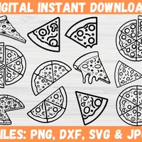 Pizza Svg - Etsy