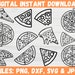 Pizza Svg - Etsy