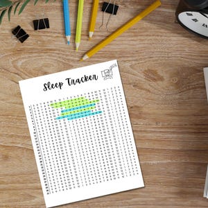 24 Hour Sleep Tracker, Sleep Log, Sleep Analysis Page, Sleep Cycle ...