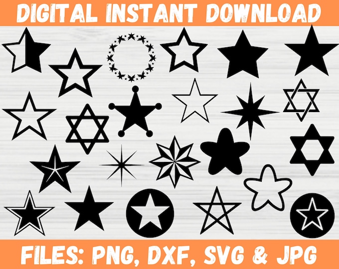 Star SVG - Etsy Canada