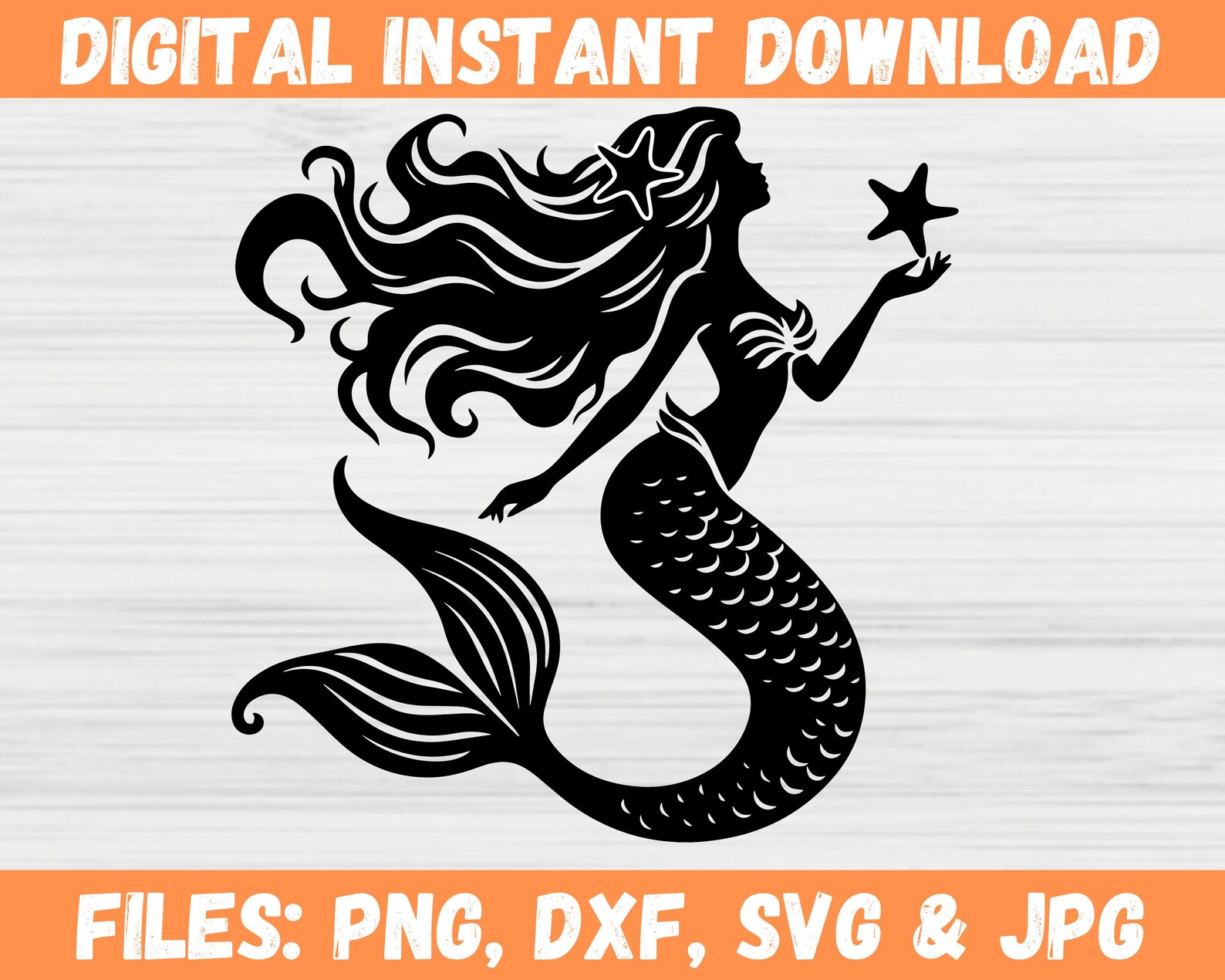 Afro Mermaid Svg, Ocean Beach Summer Svg, Princess Mermaid SVG, Cute ...