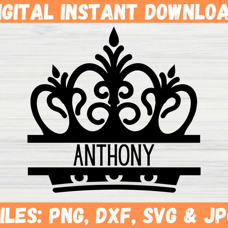 Monogram Crown - Etsy