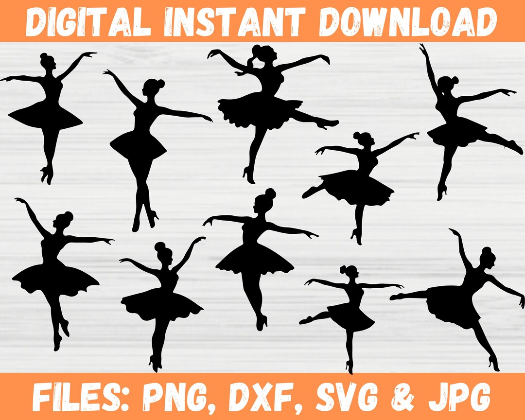 Ballet Dancer SVG Dancer Svg Bundle Dance SVG Dance Clipart Dance ...