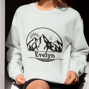 Mountain Monogram, Sun Svg, Lake Svg, Forest Svg, Mountain Svg ...