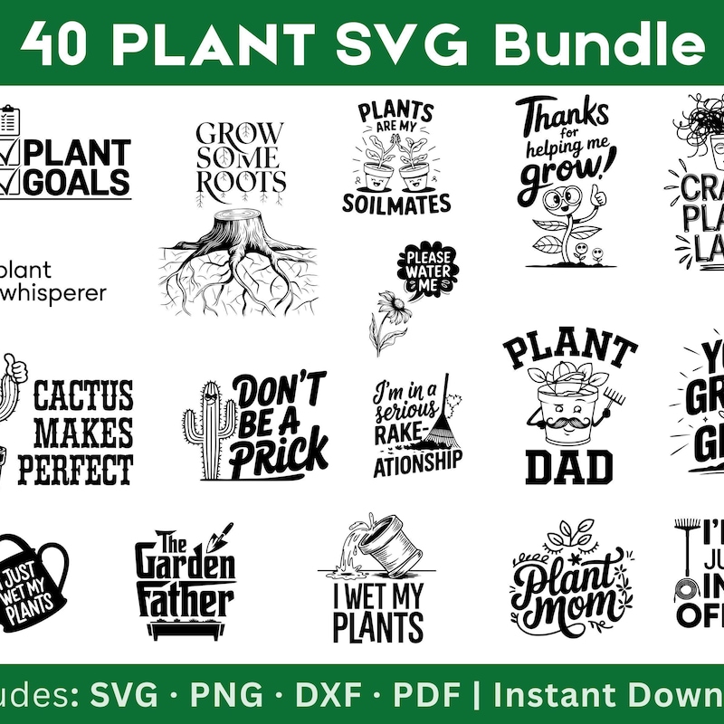 Pot Plant Sayings - Etsy