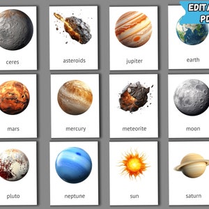 Solar System Flash Cards | Planet Flashcards | Learning Resources ...