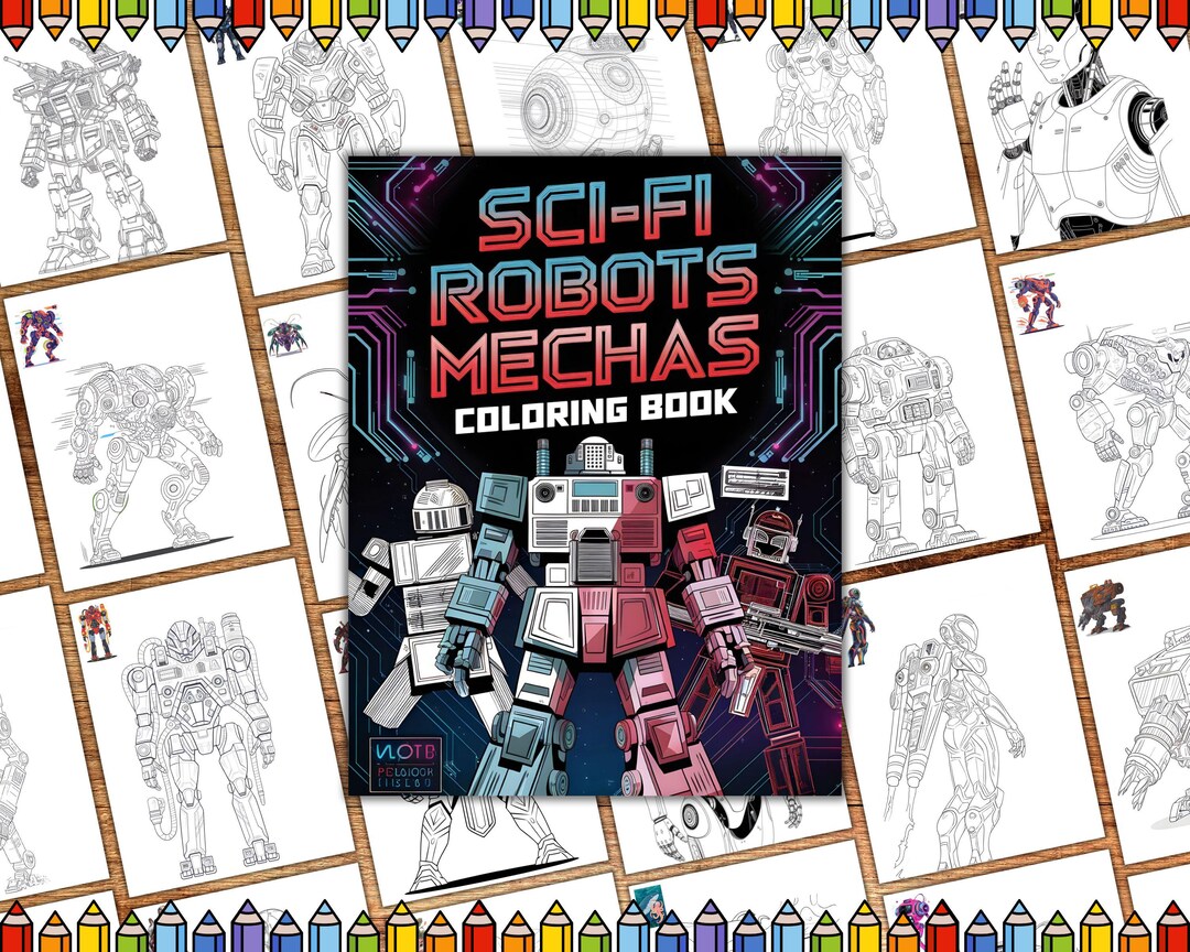 Sci-fi Robots and Mechas Coloring Pages, Transformers Coloring Page ...