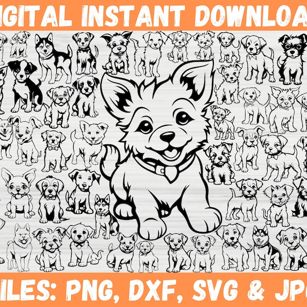 Dog Svg Files - Etsy