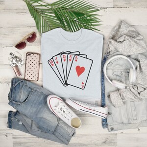 Playing Cards SVG Bundle, Poker Game Card Clipart, Royal Flush Cards ...