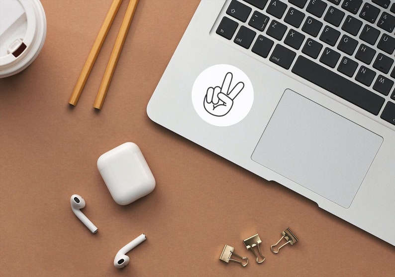 Hand Peace Sign SVG Peace Out Hand Two Finger Clipart Symbol Line ...