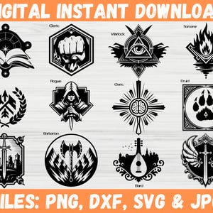 Dungeons and Dragons SVG, Wizard Class Icon SVG, Role-playing Game ...