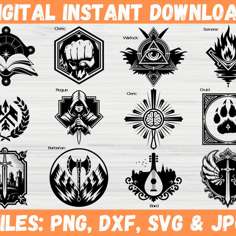 Dnd Character Icons - Etsy