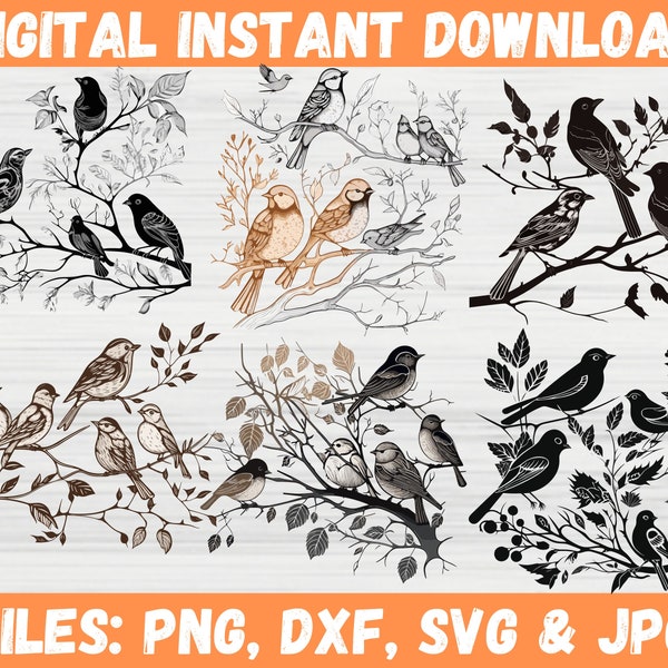 Bird Branch Tree - Etsy