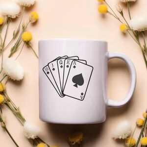 Playing Cards SVG Bundle, Poker Game Card Clipart, Royal Flush Cards ...