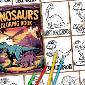 Dinosaur Coloring Pages, Dinosaur Printable Coloring Pages, Kids ...