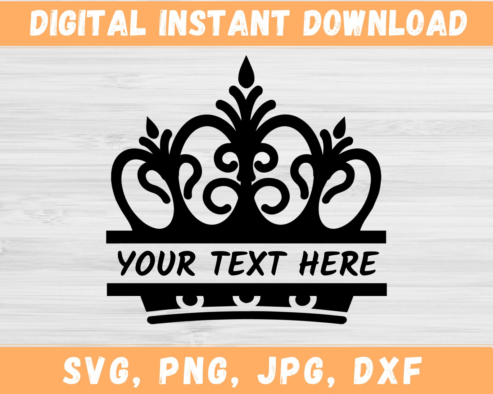 Royal Crown SVG File King Crown SVG Queen Crown SVG - Etsy