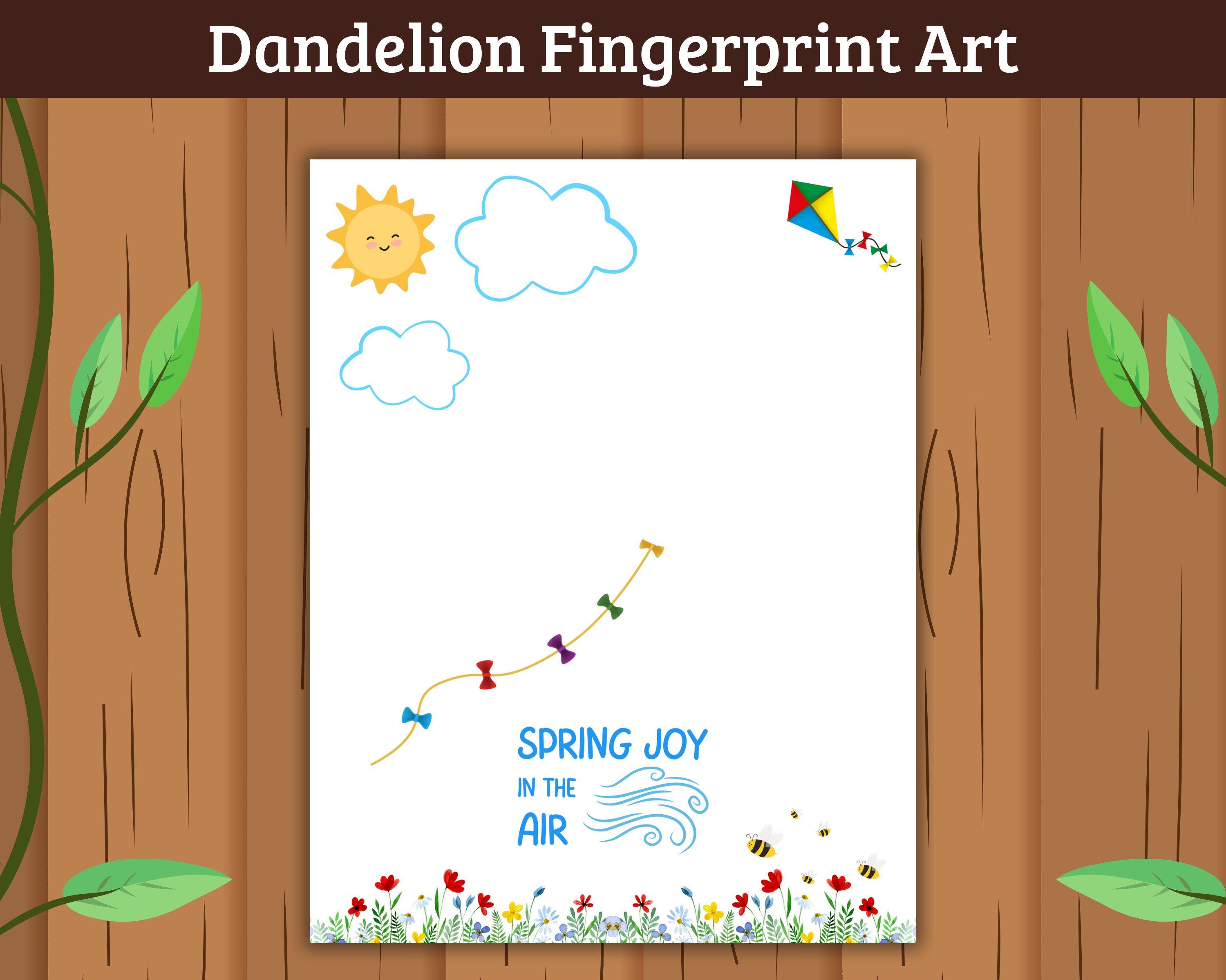 Spring Kite Handprint Craft, Spring is in the Air Handprint, Kids ...