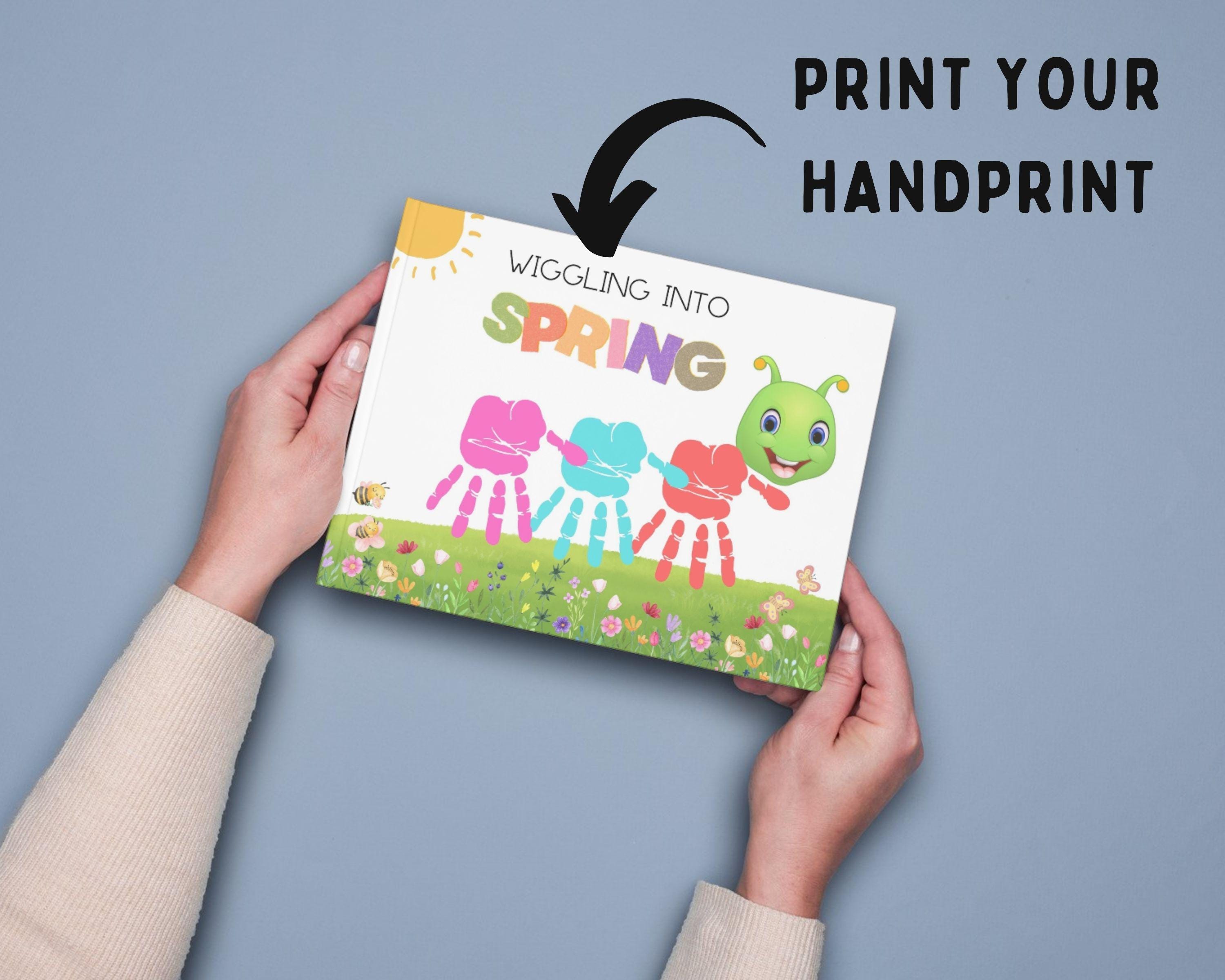 Spring Handprint Craft for Kids, Printable Art for Toddlers, Daycare ...