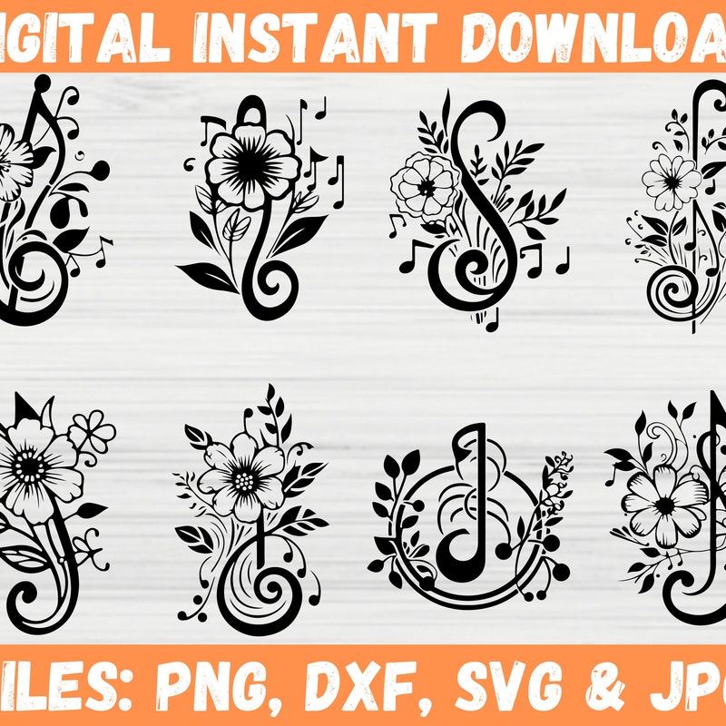 Music Svg - Etsy
