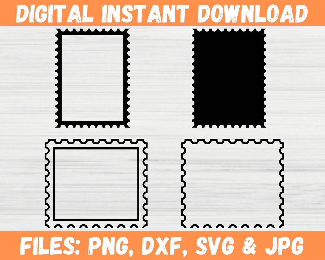 Postage Stamp SVG, Stamping SVG, Certified Stamp Svg, Stamp Dfx ...