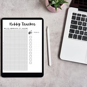 Hobby Tracker, Log Habit Tracker, Wellness Journal, Hobby Journal Pages ...