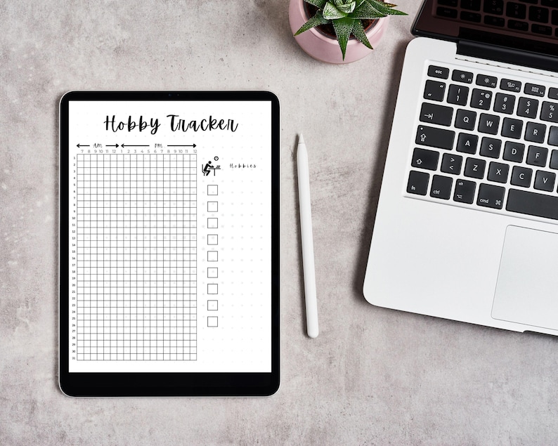 Hobby Tracker, Log Habit Tracker, Wellness Journal, Hobby Journal Pages ...