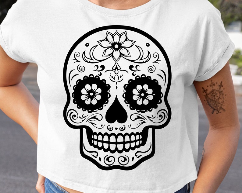 Sugar Skull SVG, Day of the Dead SVG Bundle, Mexican Sugar Skull SVG ...