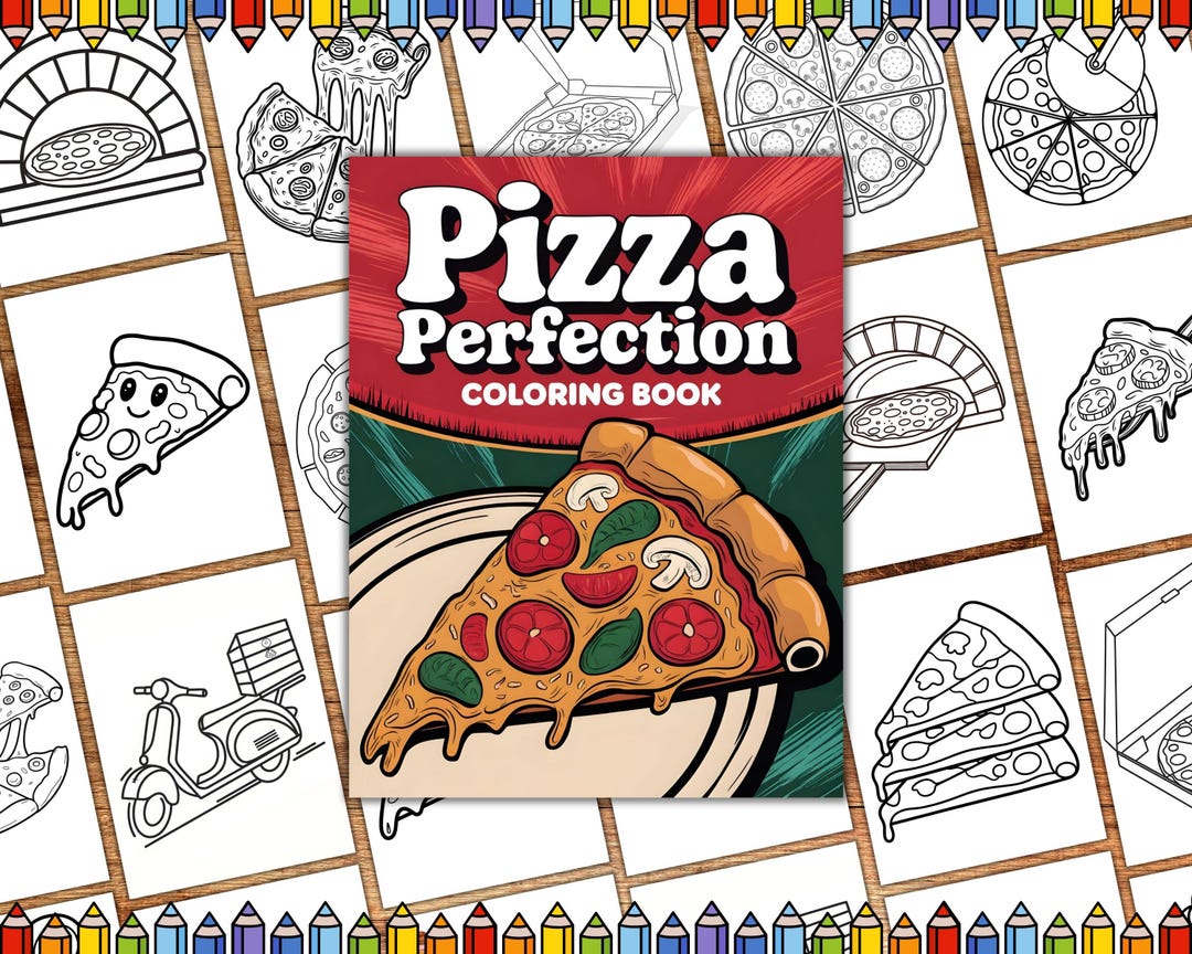 Pizza Coloring Pages, Pizza Party Coloring Pages, Pizza Birthday Games ...