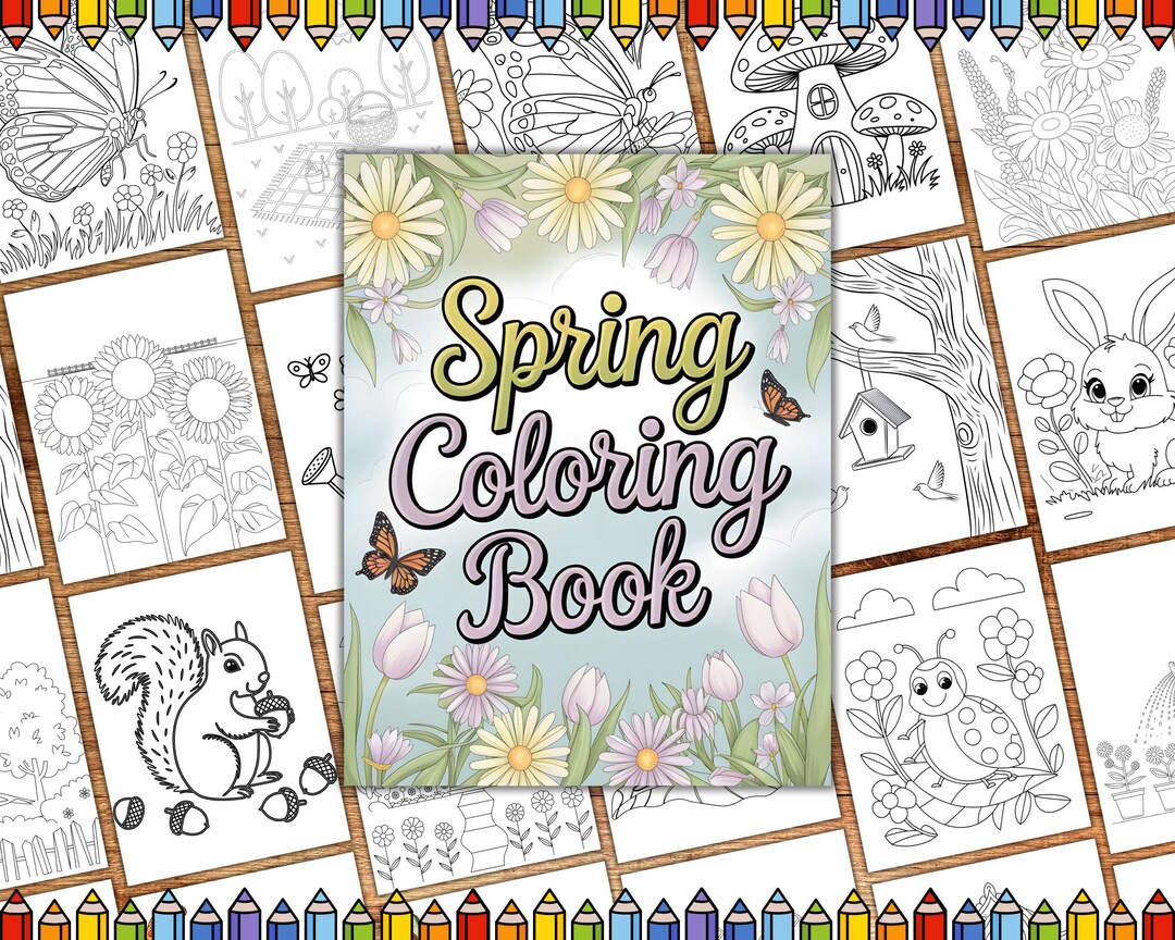 Spring Coloring Pages, Easter and Spring Coloring for Toddlers ...