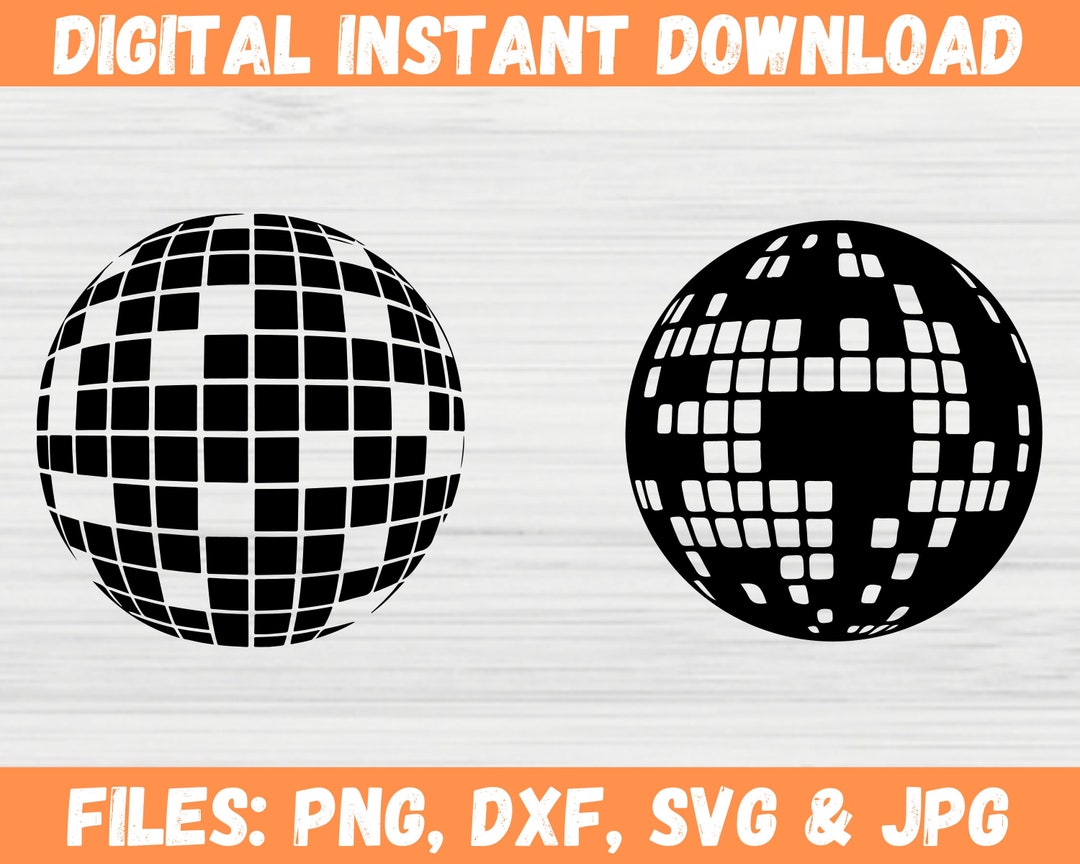 Disco Ball SVG Disco Ball Svg Pocket Disco Ball Svg for Glass Disco ...