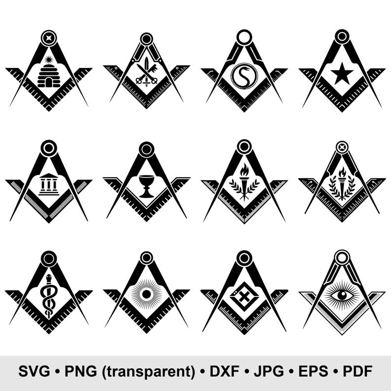 Masonic SVG Bundle | 55+ Freemason SVG Cut Files for Cricut ...
