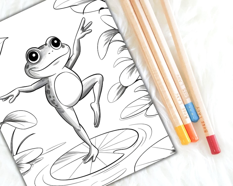 Funny Cute Animal Coloring Pages for Kids & Adults | Relaxing Printable ...