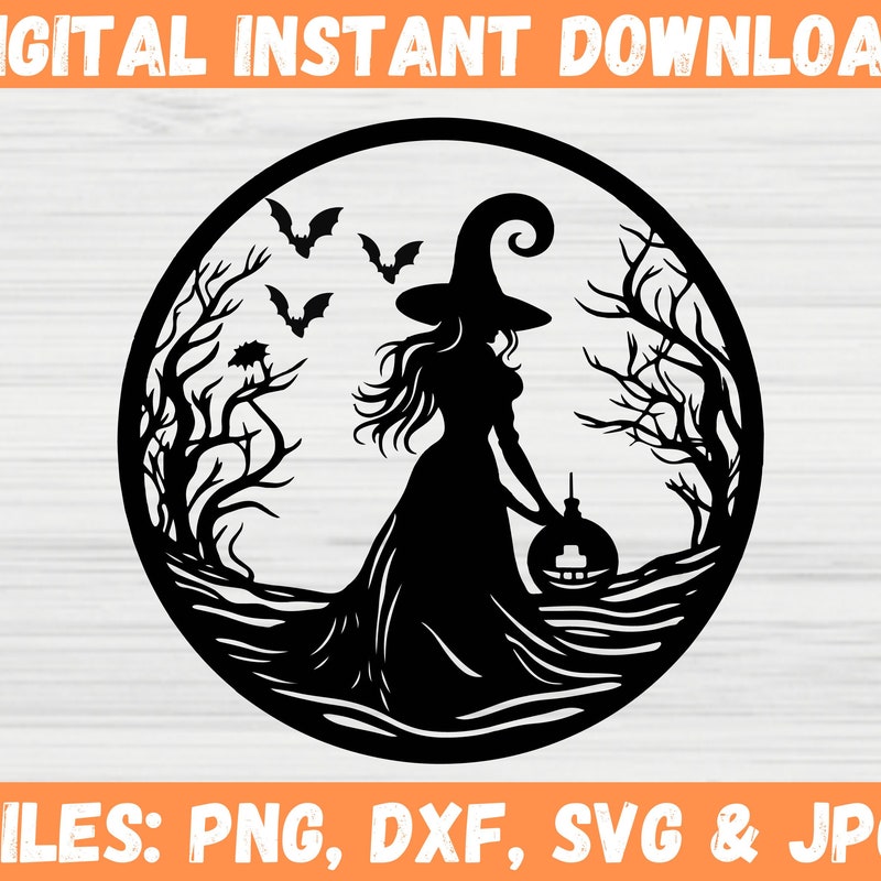 Witch Hat Svg - Etsy