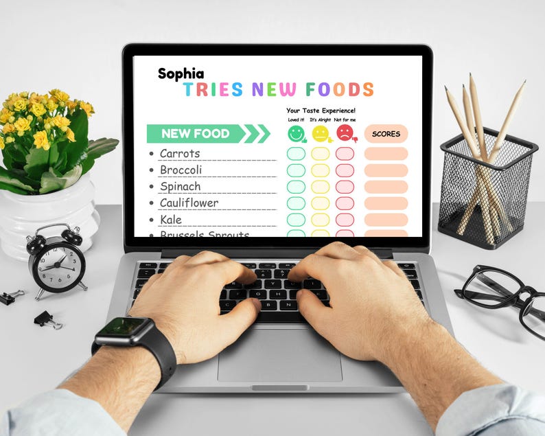 Picky Eater Reward Chart, Try New Foods Printable, Kids Mealtime ...