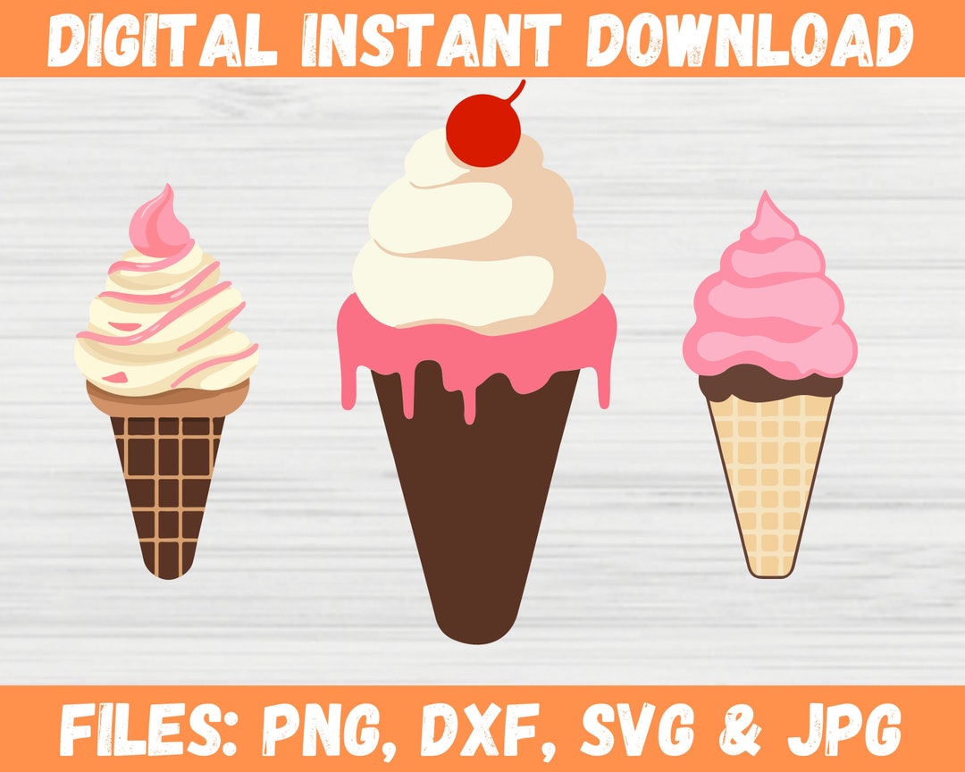 Ice Cream Bundle SVG , Ice Cream SVG, Ice Cream Cone Svg, Ice Cream ...