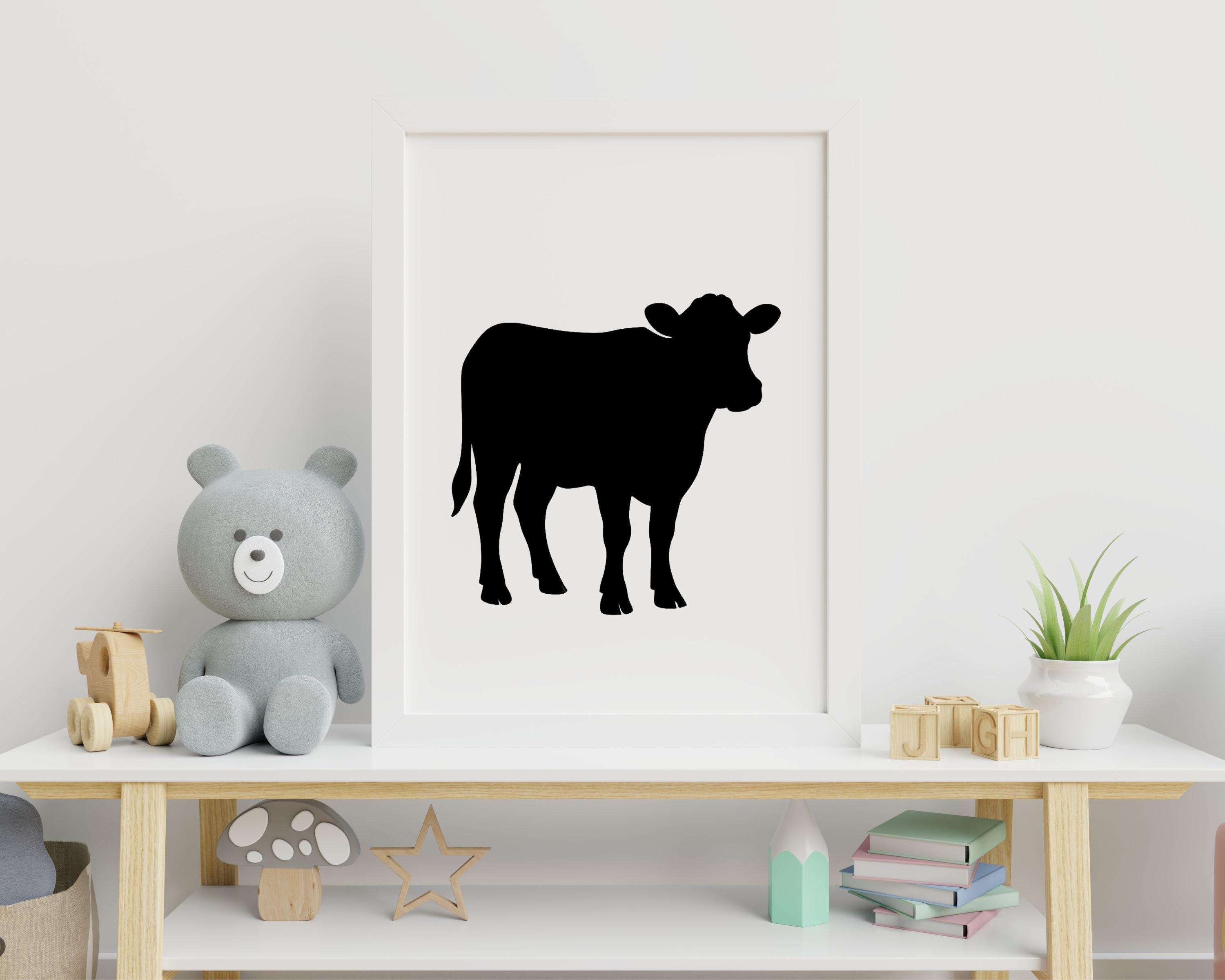 Beef Cattle SVG | Farm Animal Livestock Cow Silhouette Clipart Design ...
