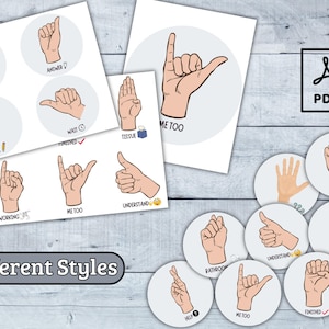 Classroom Hand Signals Poster Display, Preschool Class Bulletin Board ...