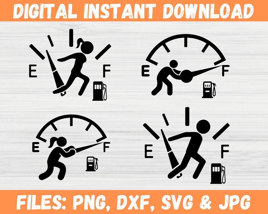 Gas Gauge SVG, Gas Needle Svg, Fuel Gauge Empty Gas Tank Clip Art, Fuel ...