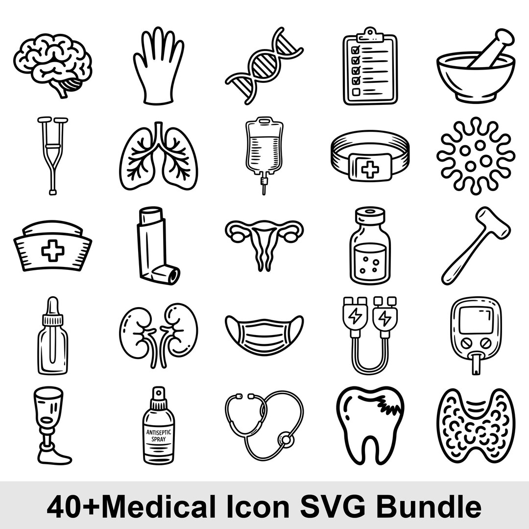 Medical SVG Bundle | Healthcare SVG Cut File for Cricut • Nurse Svg ...
