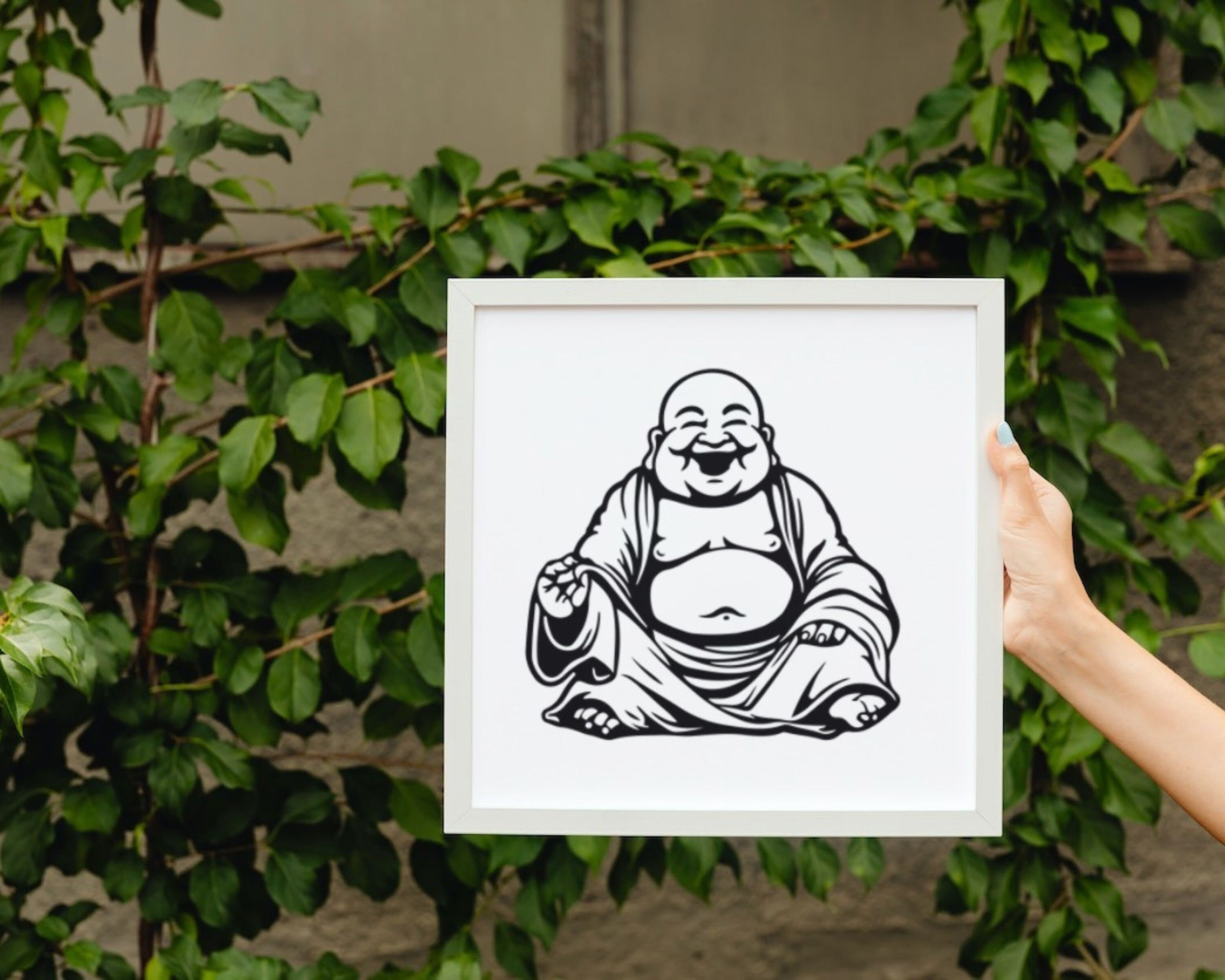 Laughing Buddha SVG Bundle, Zen Meditation Cut File, Spiritual Yoga ...